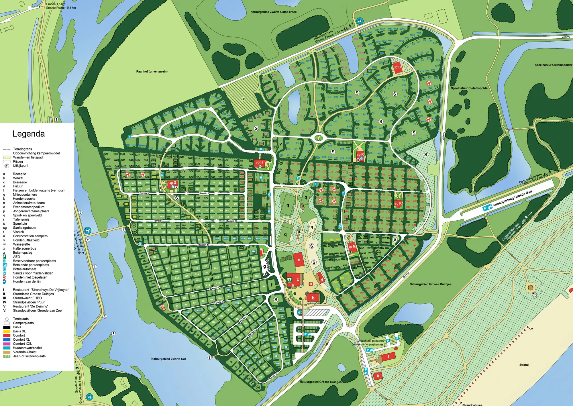 Strandcamping Groede - Kamperen in Groede - Zeeland