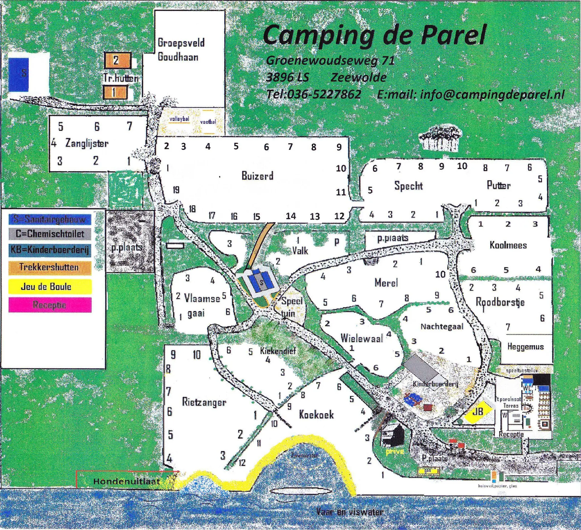 Camping de Parel Zeewolde - Kamperen in Flevoland - Nederland